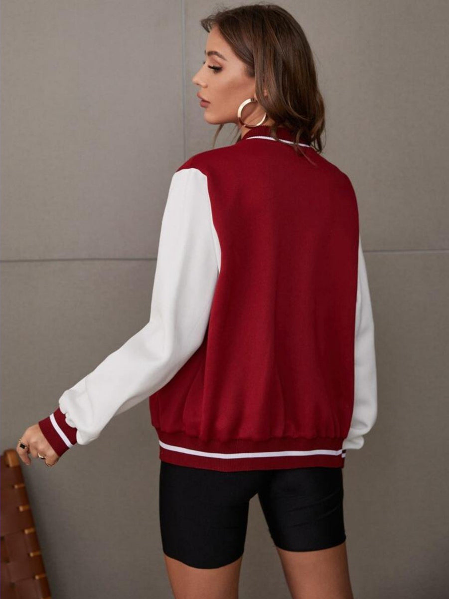 "Trendy Girls Winter Varsity Jackets – Perfect Blend of Style & Warmth ...